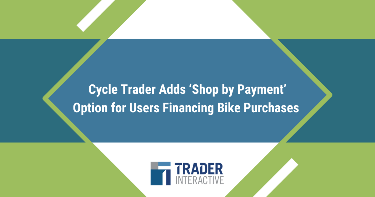 Cycle Trader Adds ‘Shop by Payment’ Option for Users Financing Bike ...